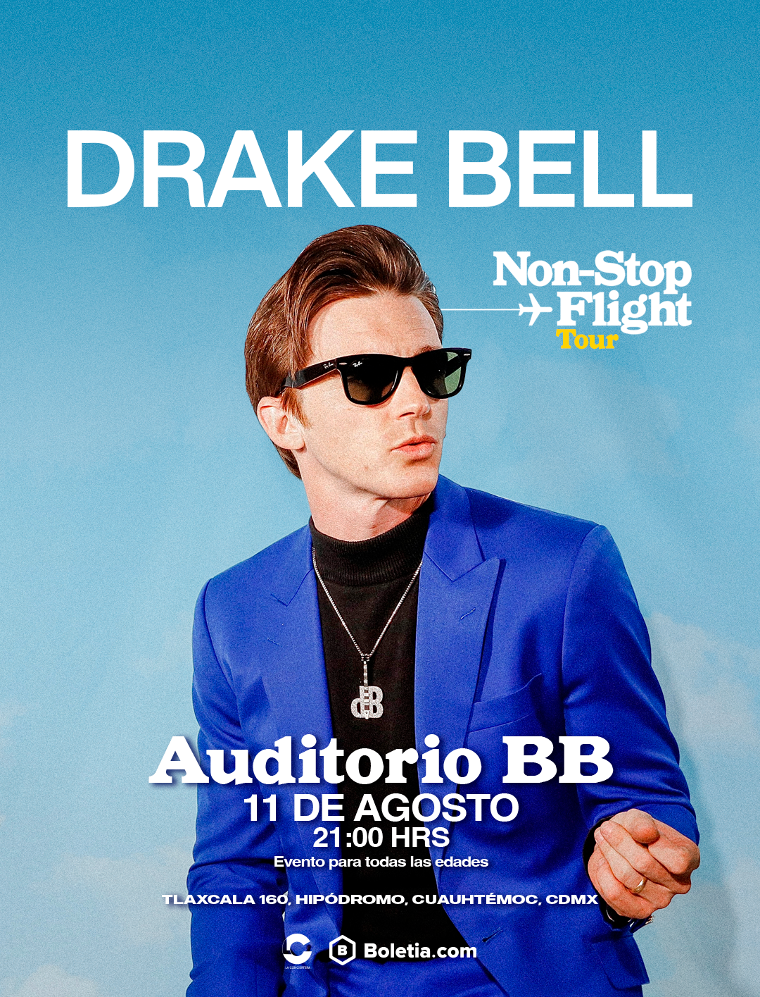 Drake Bell en la Ciudad de México invencible.net