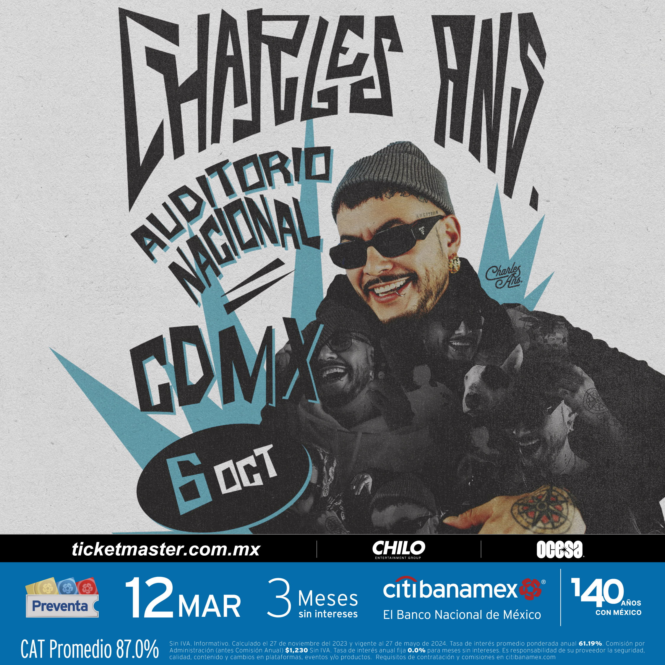 Charles Ans en Auditorio Nacional CDMX invencible.net