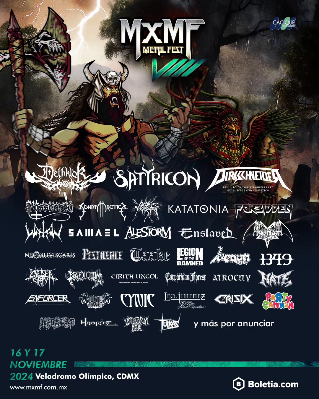 Las cinco bandas imperdibles del MxMF Metal Fest VIII en CDMX ...